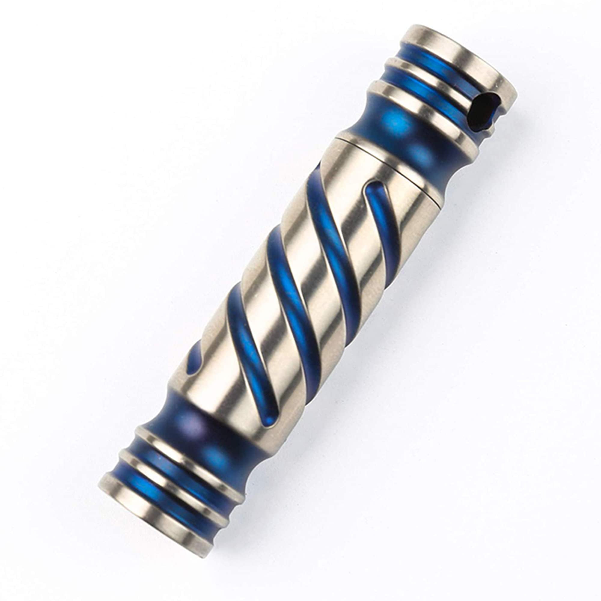 JJFox Keychain Pill Holder Small Pill Container Titanium Pill Case Pill ...