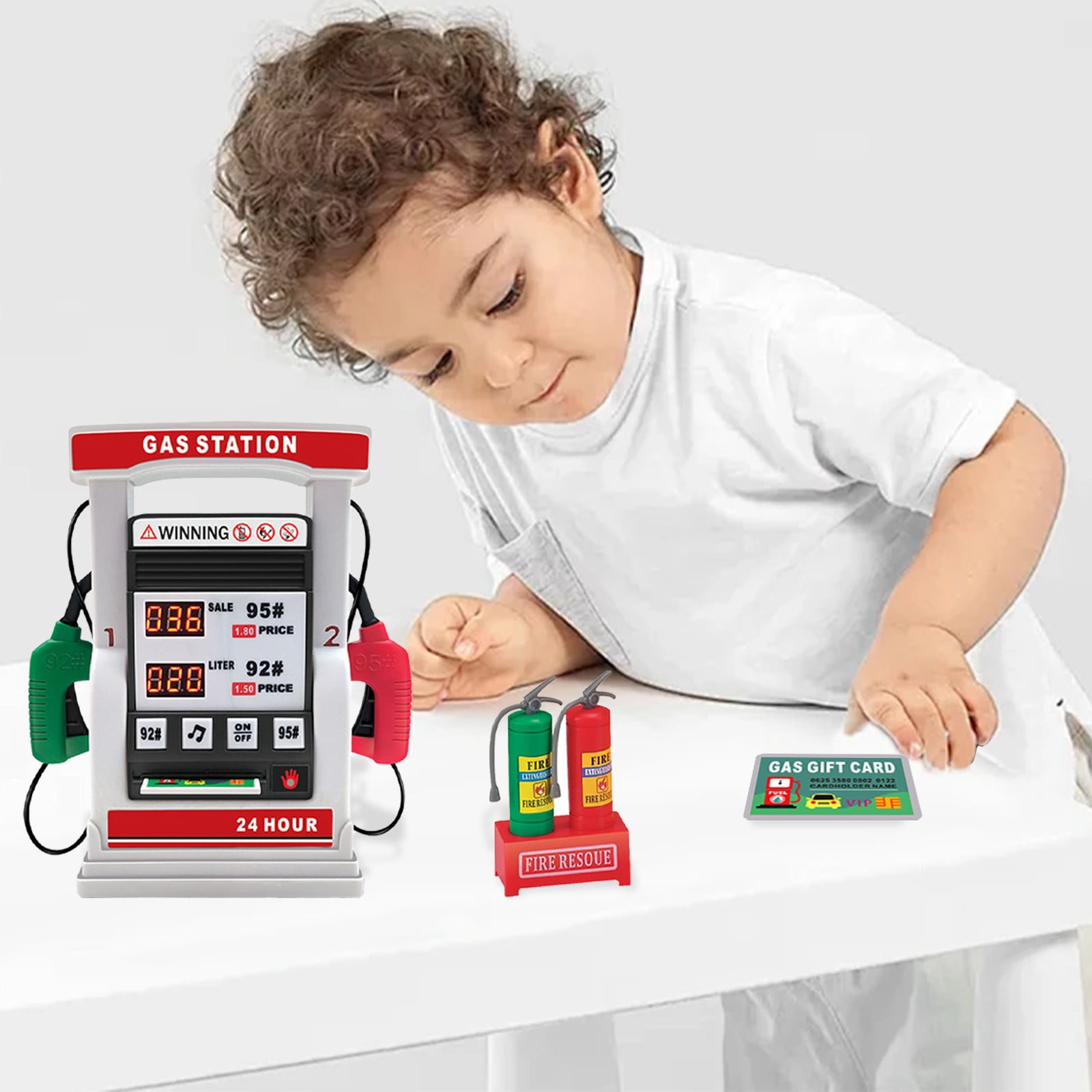 JJHGVB DIY Simulation Car Station Toy Set for Kids - Mini Assembly ...