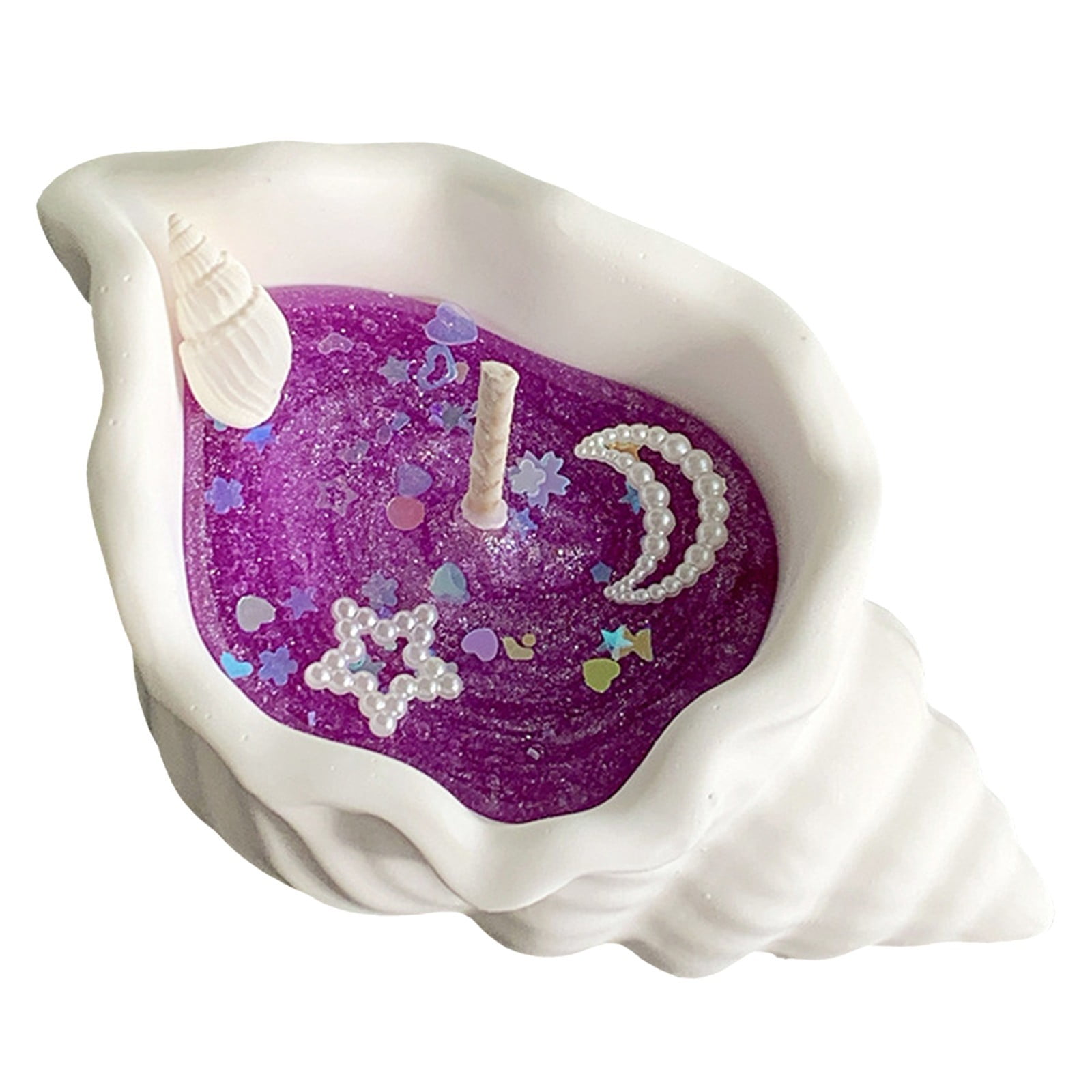 JJHGVB Ocean Shell Scented Candle, Whelk Gel Wax Candle, Unique Conch ...