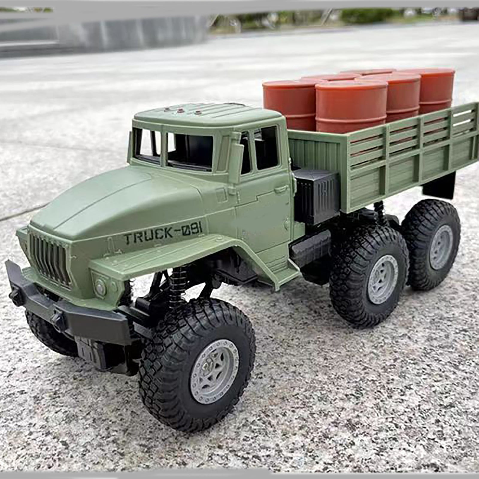 JJHGVB RC Military Truck - 1/16 Scale Remote Control All-Terrain ...