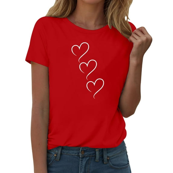 JJHGVB Shirts for Women Tops Casual Tops 2026 T Shirts Outfit for Women ...