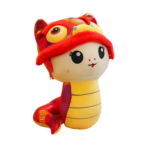 JJJDG Snake Plush Doll 2025 Year of The Snake Plush Toy Chinese ...