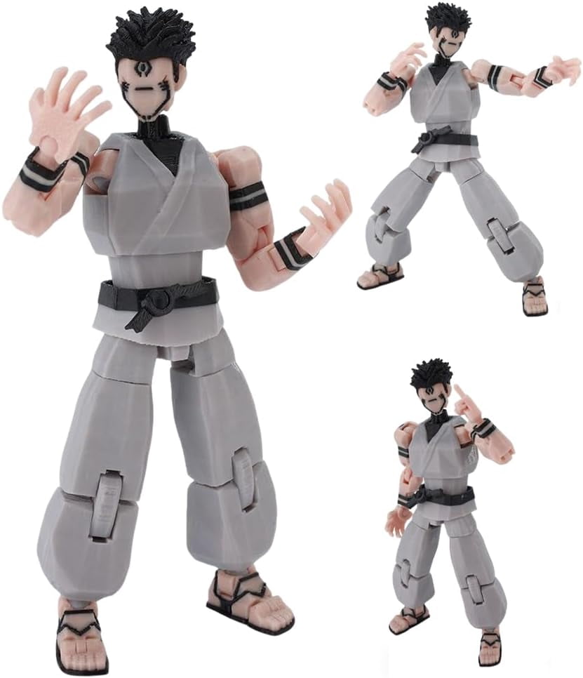 JJK Figures 3D Printed Action Figures Movable Joints Gojos Anime Figure ...