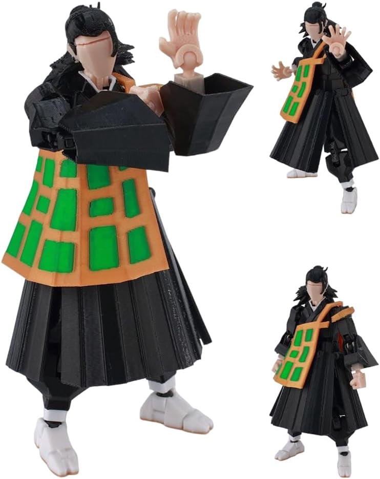 JJK Figures 3D Printed Action Figures Movable Joints Gojos Anime Figure ...