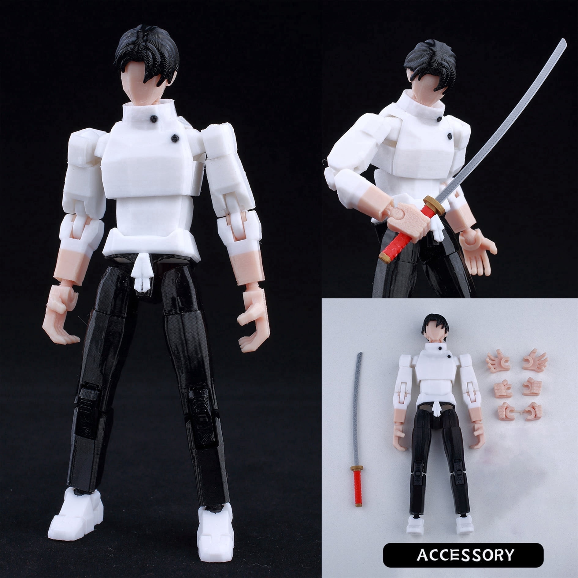 JJK Figures 3D Printed Movable Joints Interchangeable Prats Gojos Anime ...