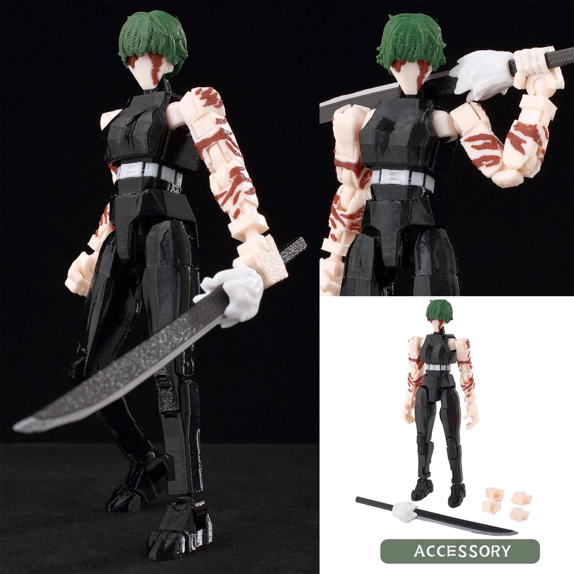 JJK Figures 3D Printed Movable Joints Interchangeable Prats Gojos Anime ...
