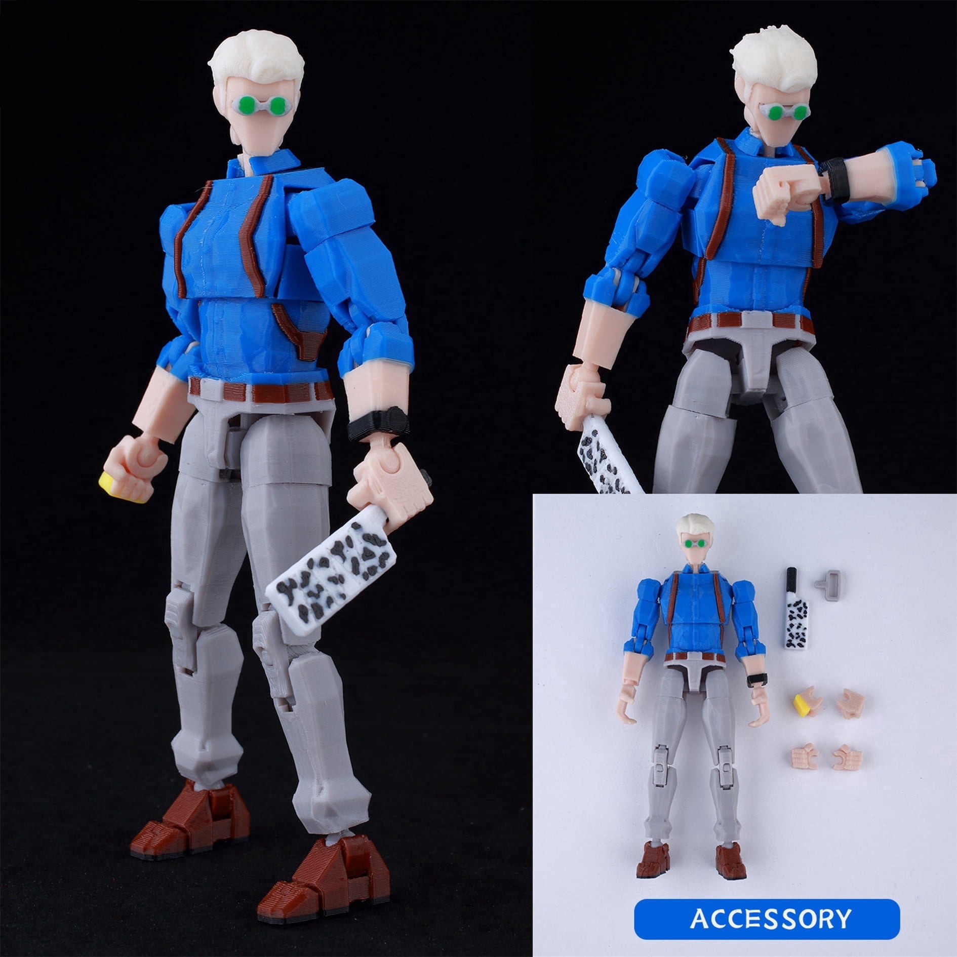 JJK Figures 3D Printed Movable Joints Interchangeable Prats Gojos Anime ...
