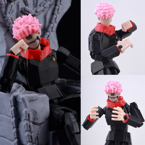 JJK Figures 3D Printed Movable Joints Interchangeable Prats Gojos Anime ...