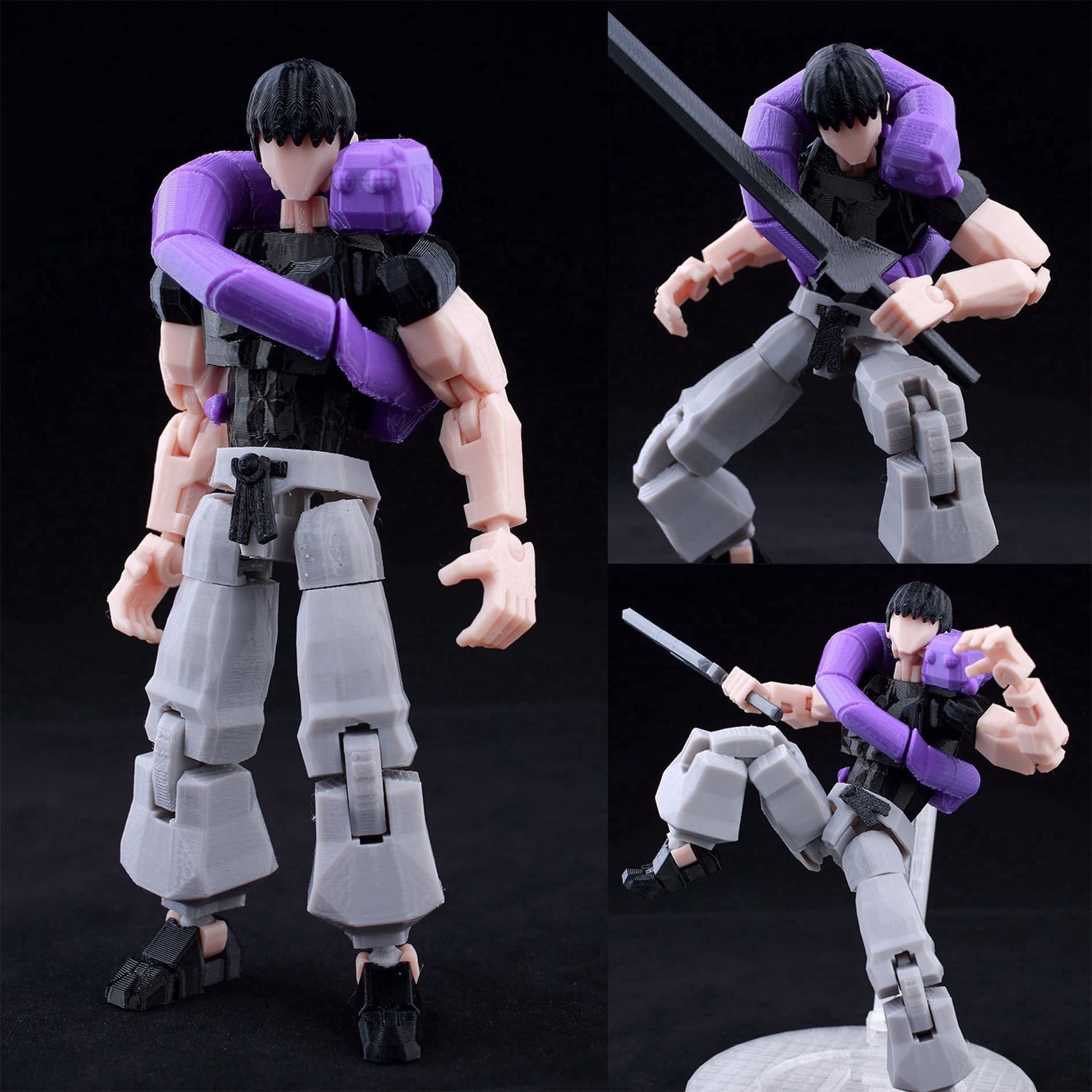 JJK Figures 3D Printed Movable Joints Interchangeable Prats Gojos Anime ...