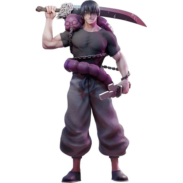JJK Fushiguro Toji Figure 22cm Anime Toji Action Figure with Worm and ...