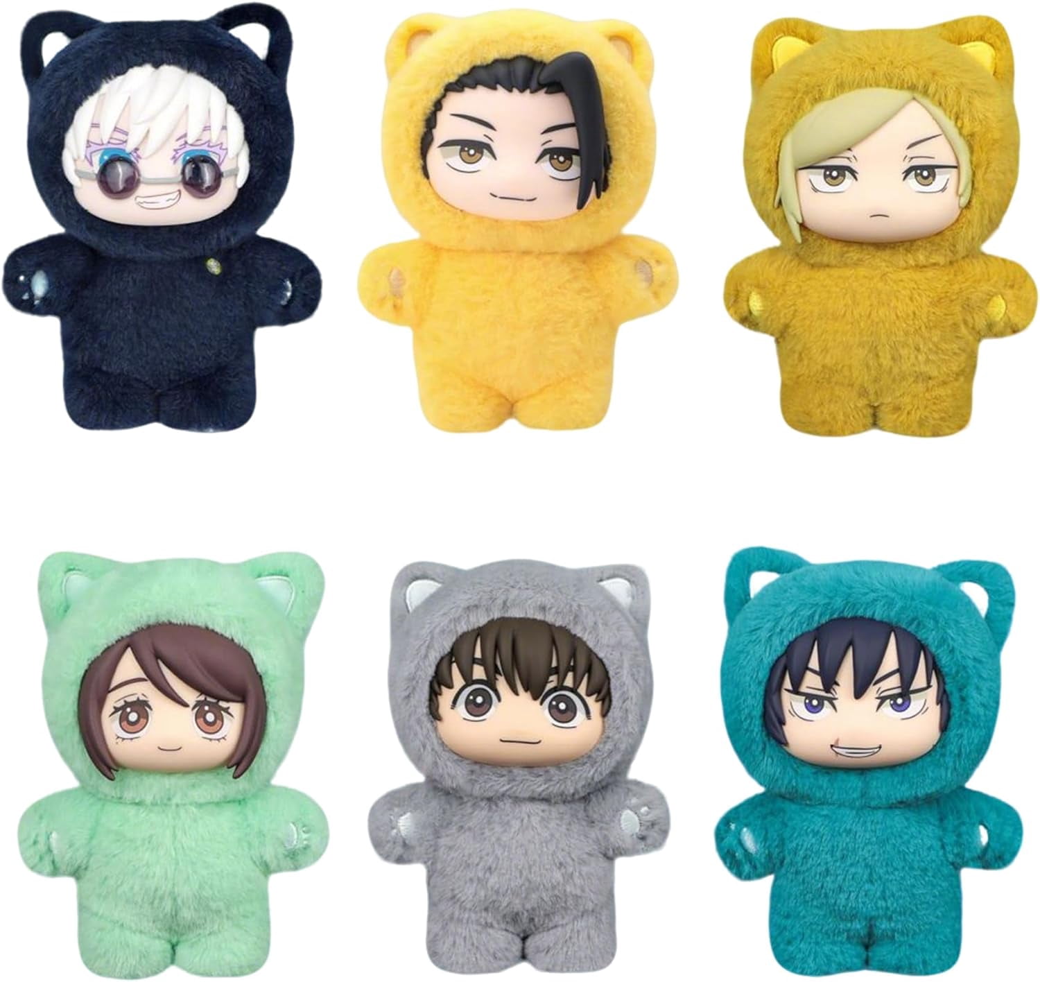 JJK Vinyl Figure Gojos Figure Fushiguro Toji Keychain 5.5'' Anime JJK ...