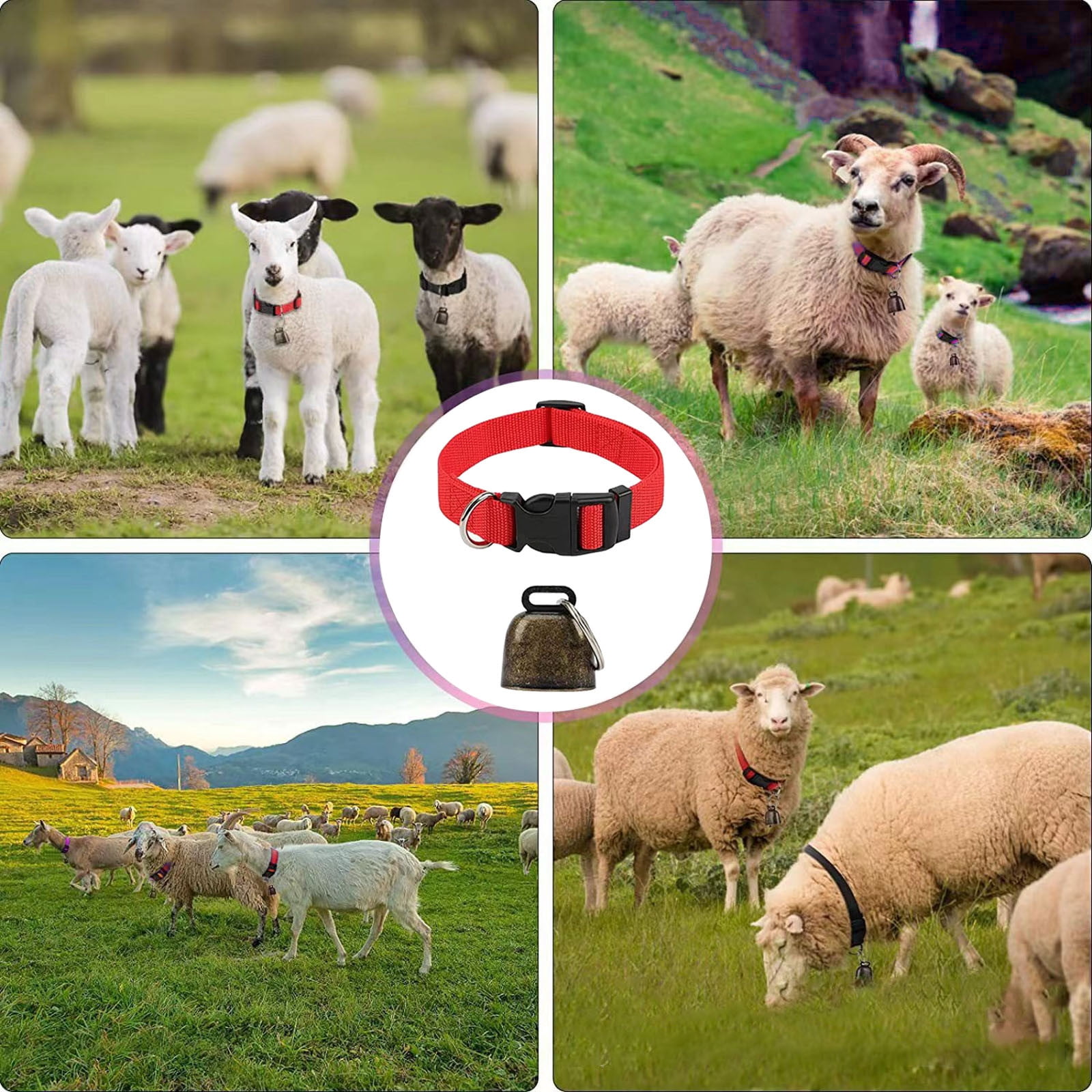 JJKBVCLO Durable Nylon Pet Supplies for Sheep Indoor Outdoor Use ...