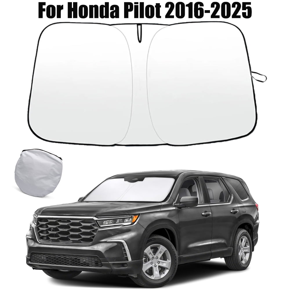 JJMY For Honda Pilot 2016-2025 Car Heat Shield Windshield Sun Shade ...