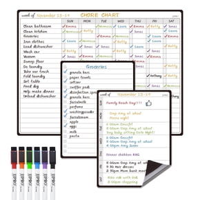 Dry Erase Chore Chart