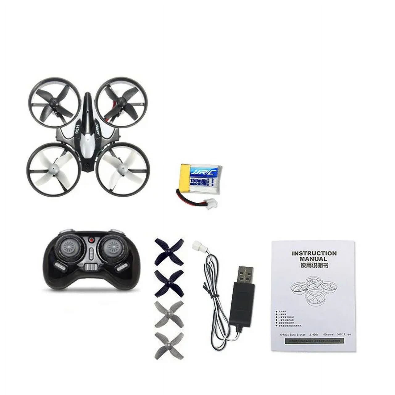 H36 Mini Rc Drone 4Ch 6-Axis Headless Mode Helicopter 360 Degree Flip ...