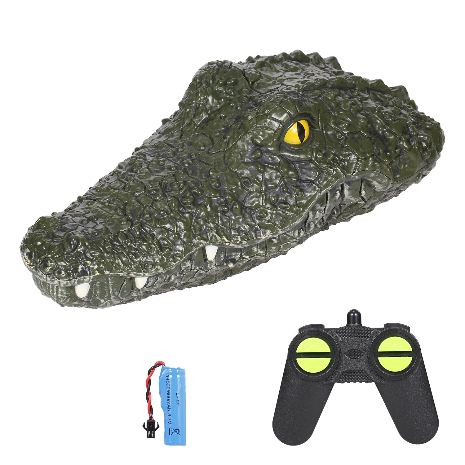 JJRC RC Boat Simulation Crocodile Electric Racing Boat for Pools 2.4G ...