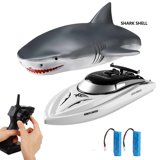 JJRC Electric Motorized Battery Operated 2in1 RC Shark Boat for Pool ...