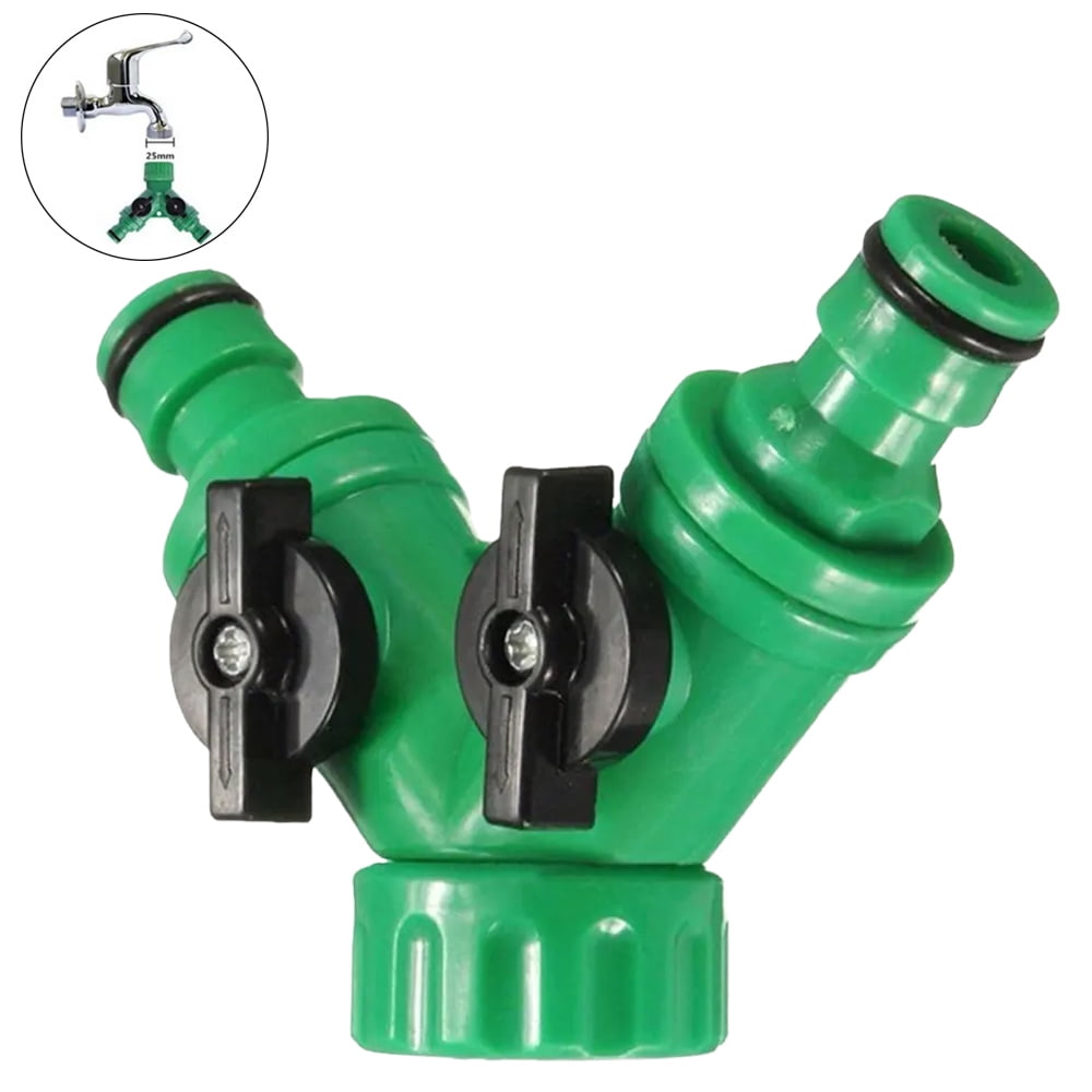 JJYY 1PC/2Pcs 2-Way Lawn Irrigation Spray Head Splitter - Y Adaptor for ...