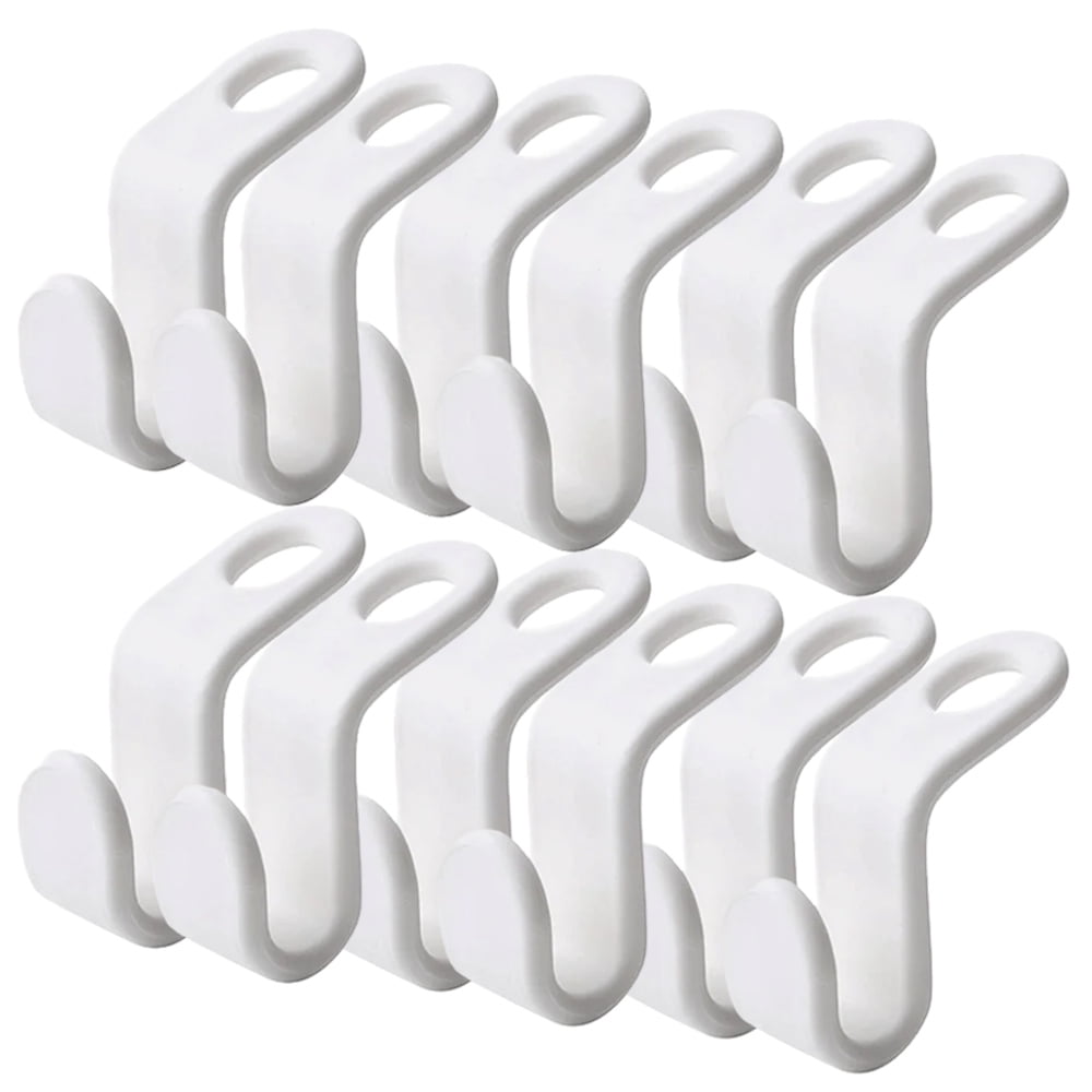 JJYY 6Pcs/12Pcs Hanger Attachment Hook - Space-Saving Folding Clothes ...