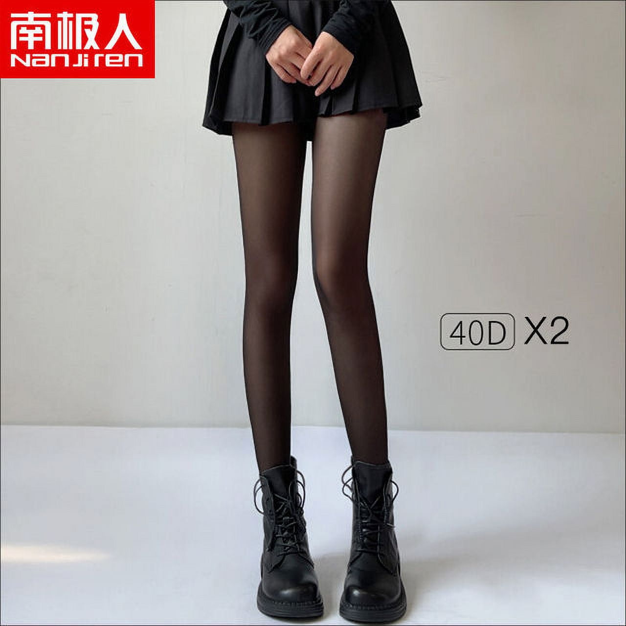 JK Black Stockings 6 Thickness Skin Silk Pantyhose Summer Ultra Thin ...