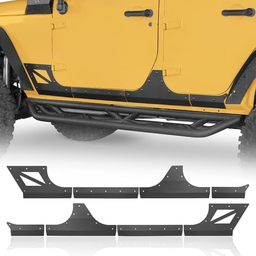 JK Body Armor Cladding Rock Panel Guard for Jeep Wrangler JKU Unlimited ...