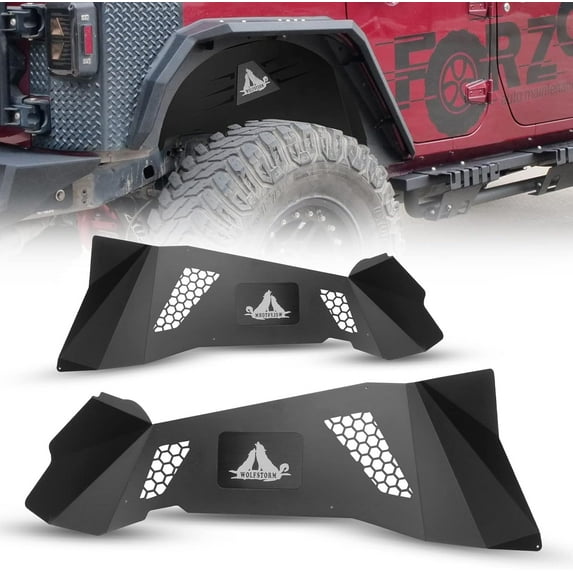 JK Rear Inner Fender Liners Fit for 2007-2018 Wrangler JK JKU Unlimited ...