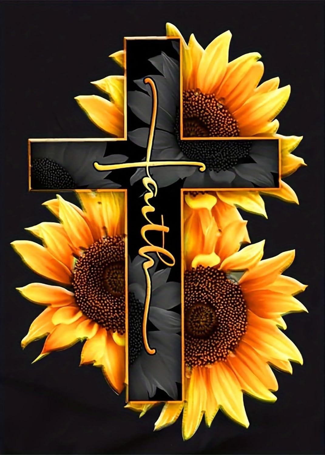 5D Diamond Painting Kit for Adults Beginners,DIY Cross Sunflower Paint ...