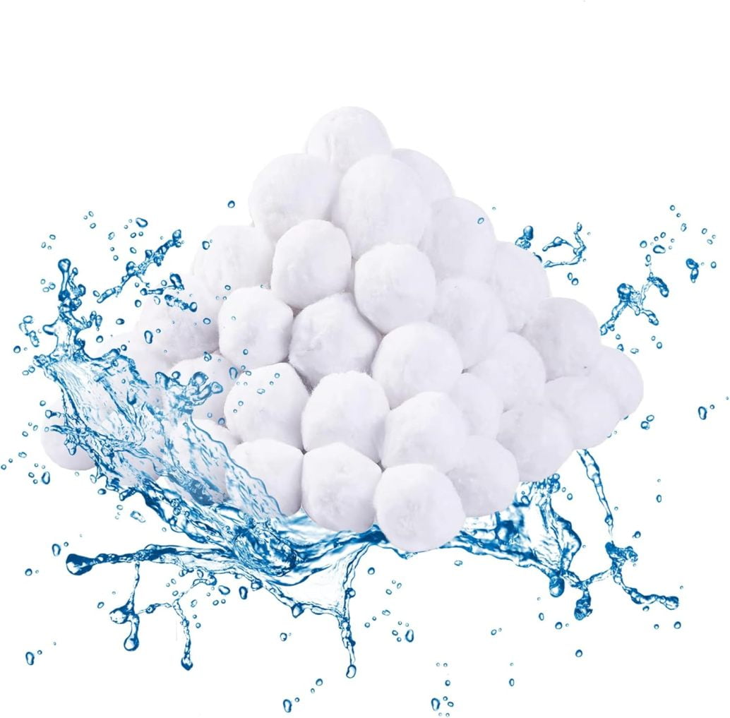 JKALLING 3.3 Lbs Pool Filter Balls for Sand Filter,Reusable Eco ...