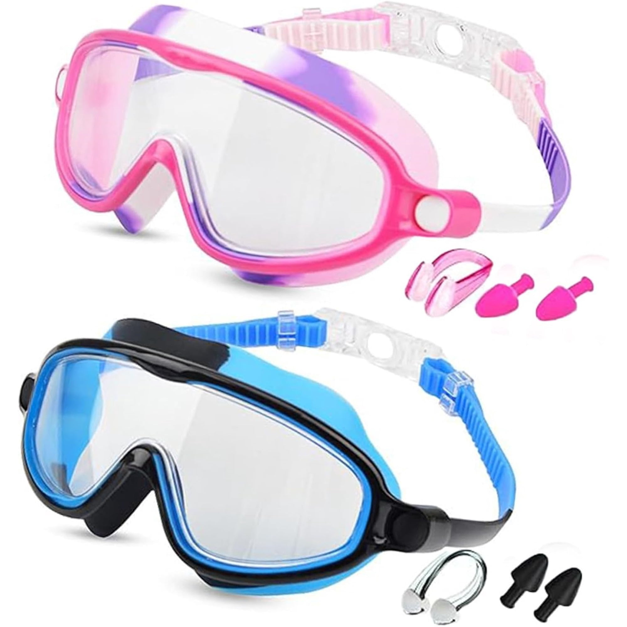 JKCCZLL 2026 New Eyes Goggles for Kids, Wide View Swim Goggles, Anti-UV ...