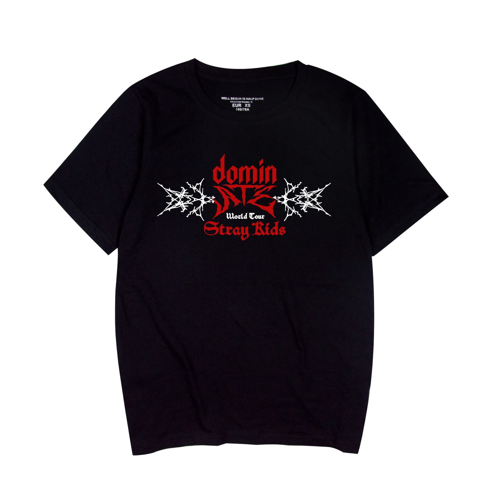 JKCIYHNEEOHP Kpop Stray Kids Dominate 2025 World Tour Merch T-Shirt SKZ ...