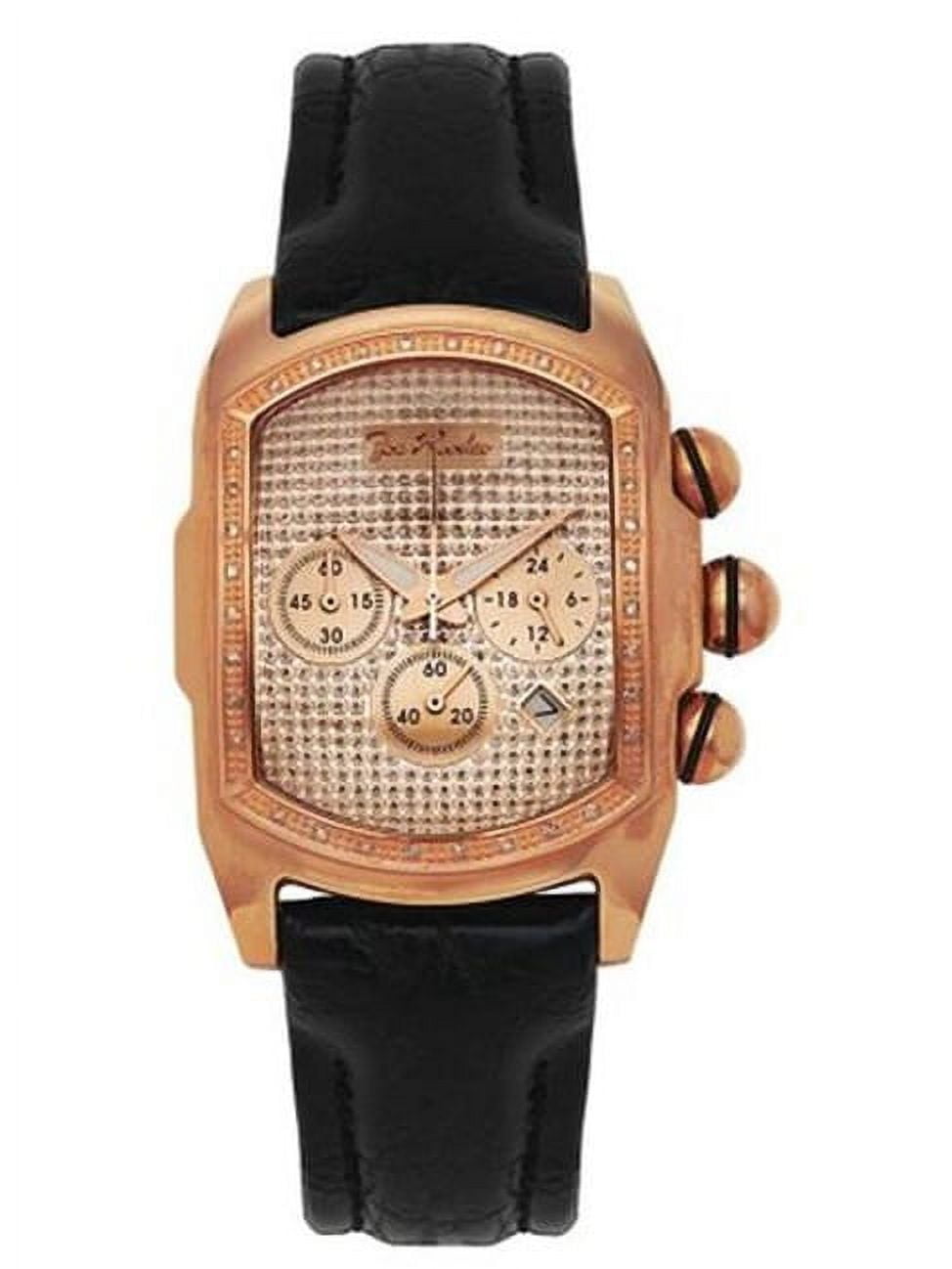 JKI19 King Diamond Watch, Black Dial - Walmart.com