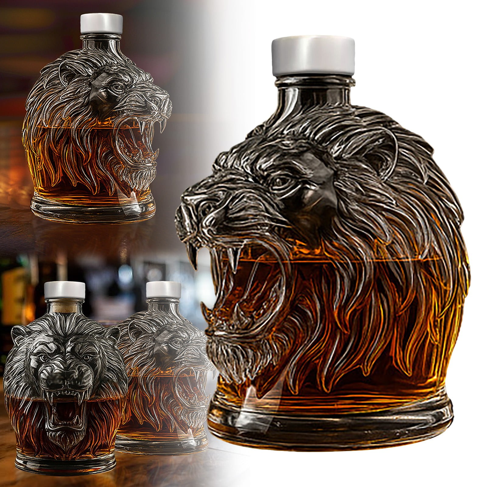 JKLOP – Animal Profile Liquor Dispenser Bottle | Stylish Wine Container ...