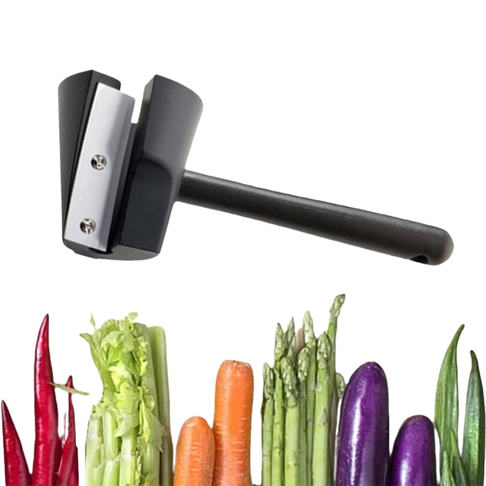 JKLOP Creative Stainless Steel Funnel Flower Roller Carrot Peeler Fruit ...