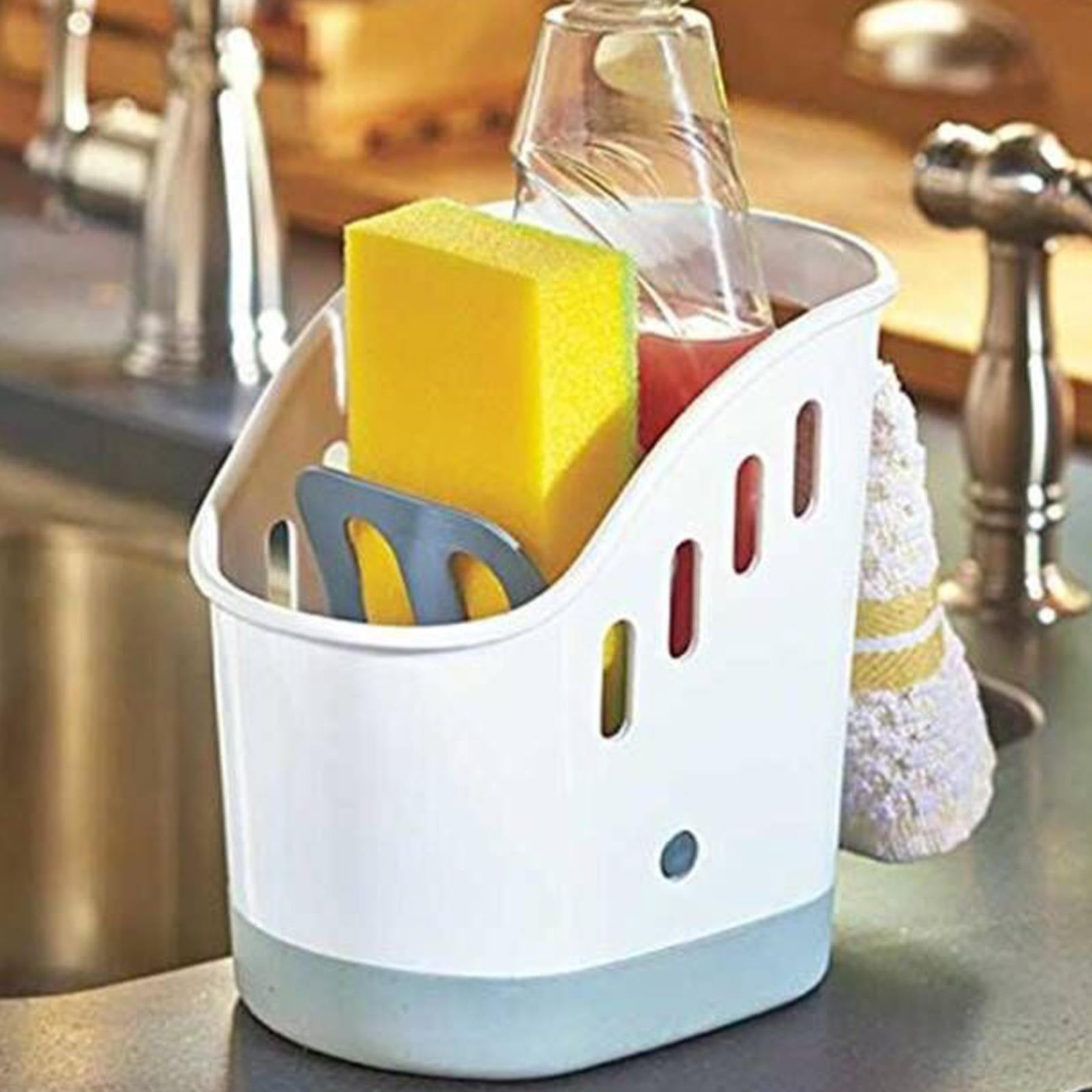 JKLOP Kitchen Drain Storage Rack Sponge Cleaning Sink Countertop ...