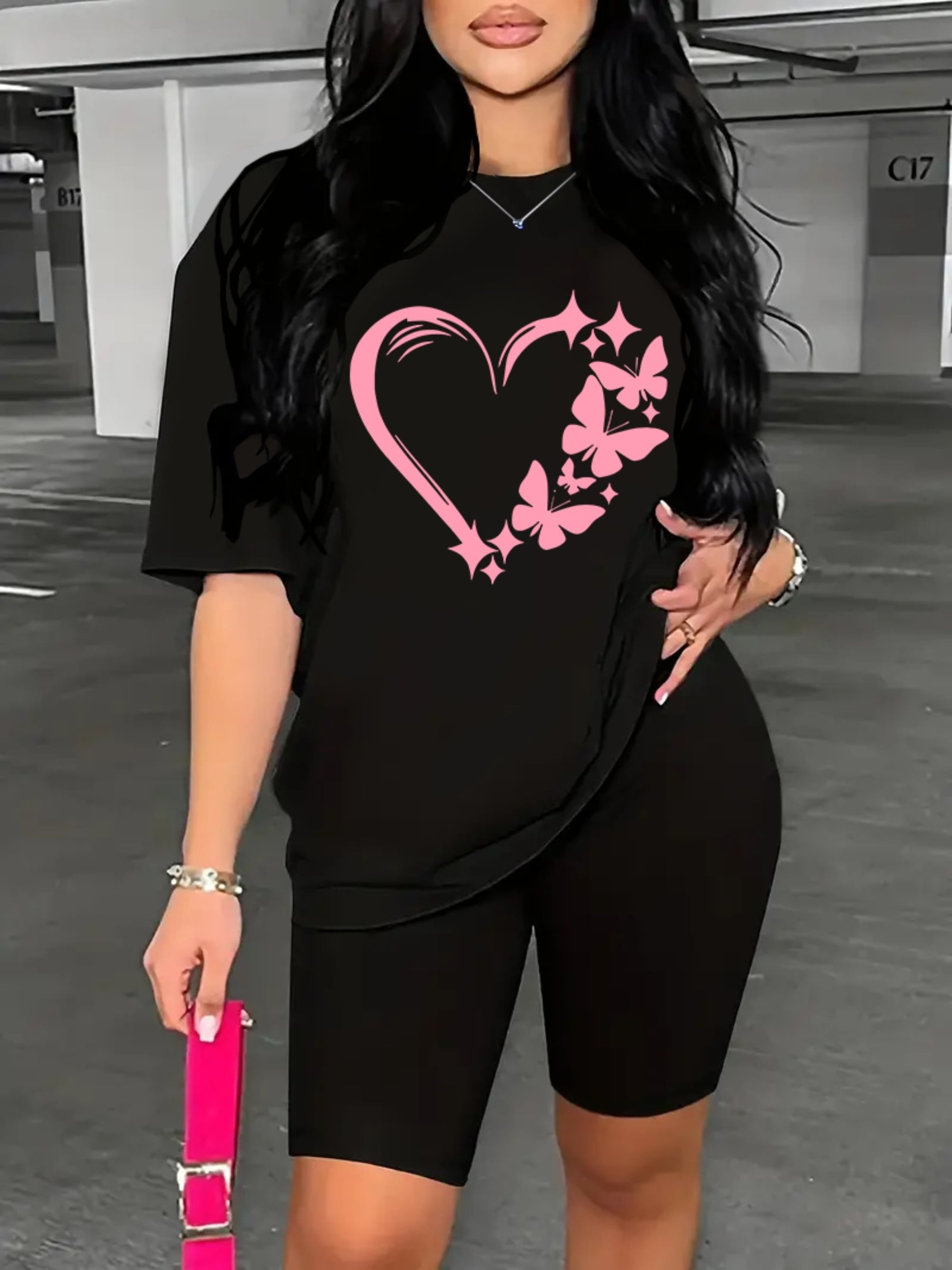 JKLPOLQ Plus Size Shirt Women's Oversized Graphic Tshirts Short Sleeve ...