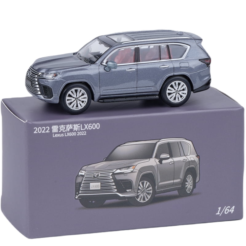 JKM 1/64 Model Car LX570 Alloy Diecast Classic Super Luxury Off-road ...