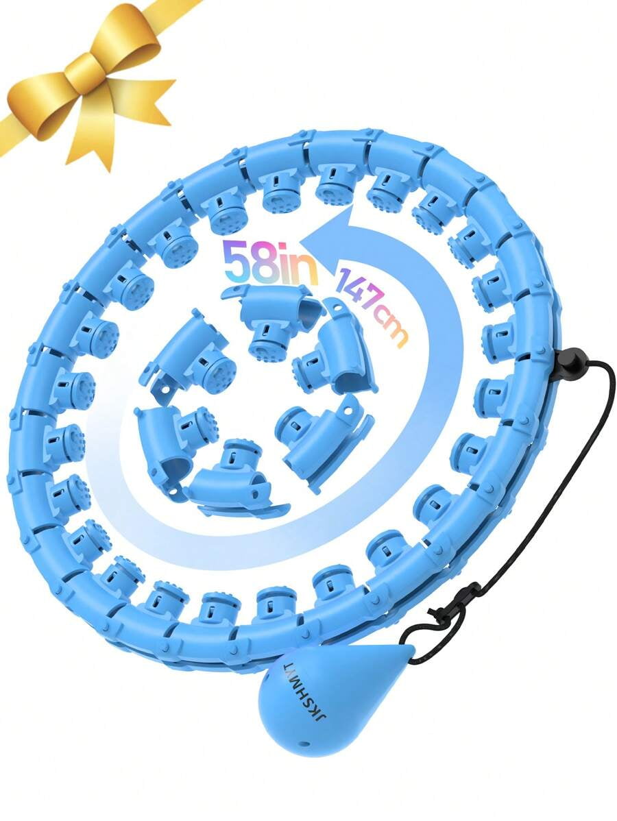 JKSHMYT JKSHMYT Weighted Hula Circle Hoops For Adults Weight Loss ...