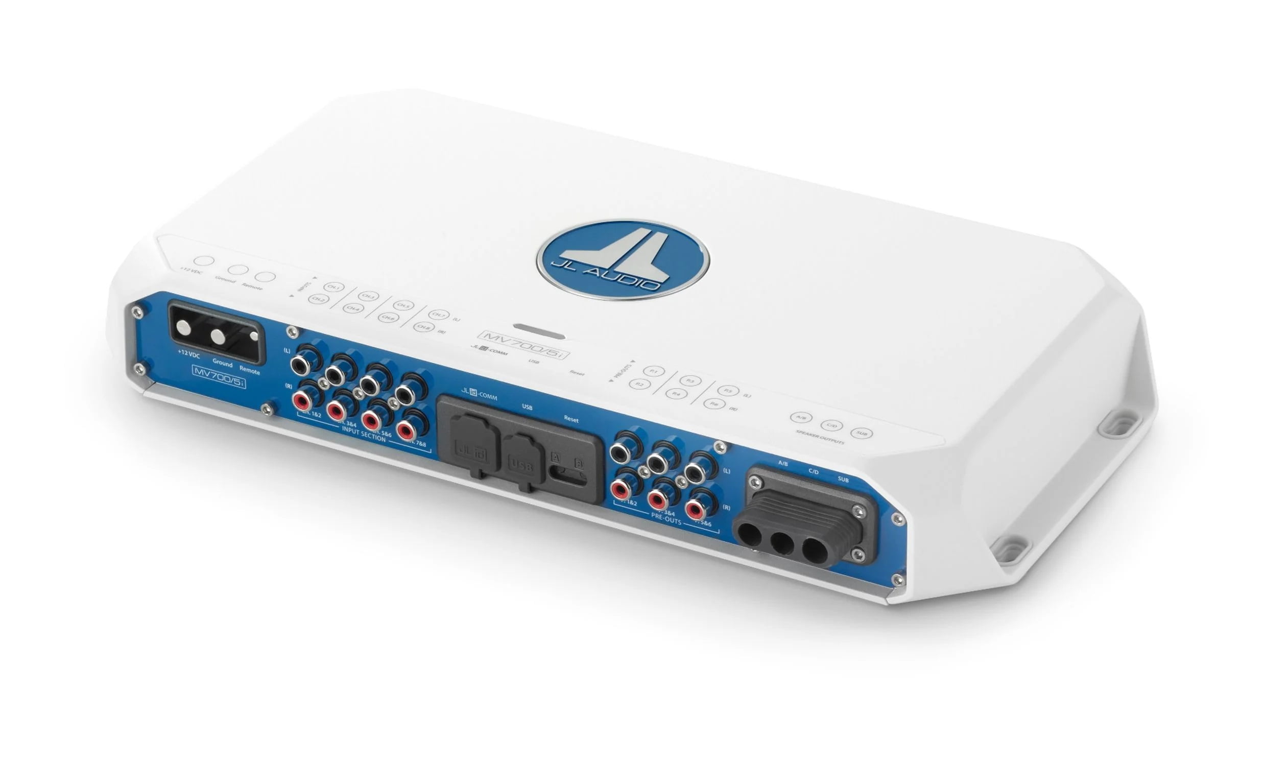 JL Audio JLA0100334000 700W 12V 5 Channel Full-Range Integrated DSP MVi ...