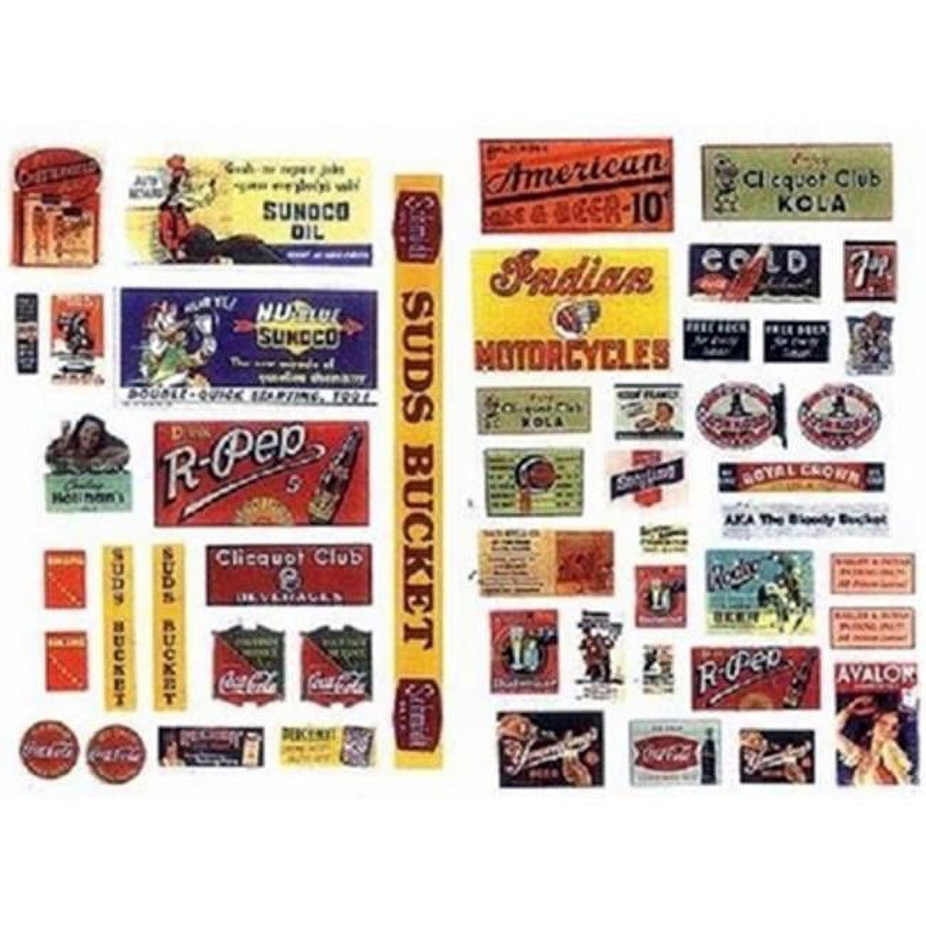 JL Innovative Design JLI362 1940s-1950s Roadhouse Tavern Signs Posters ...