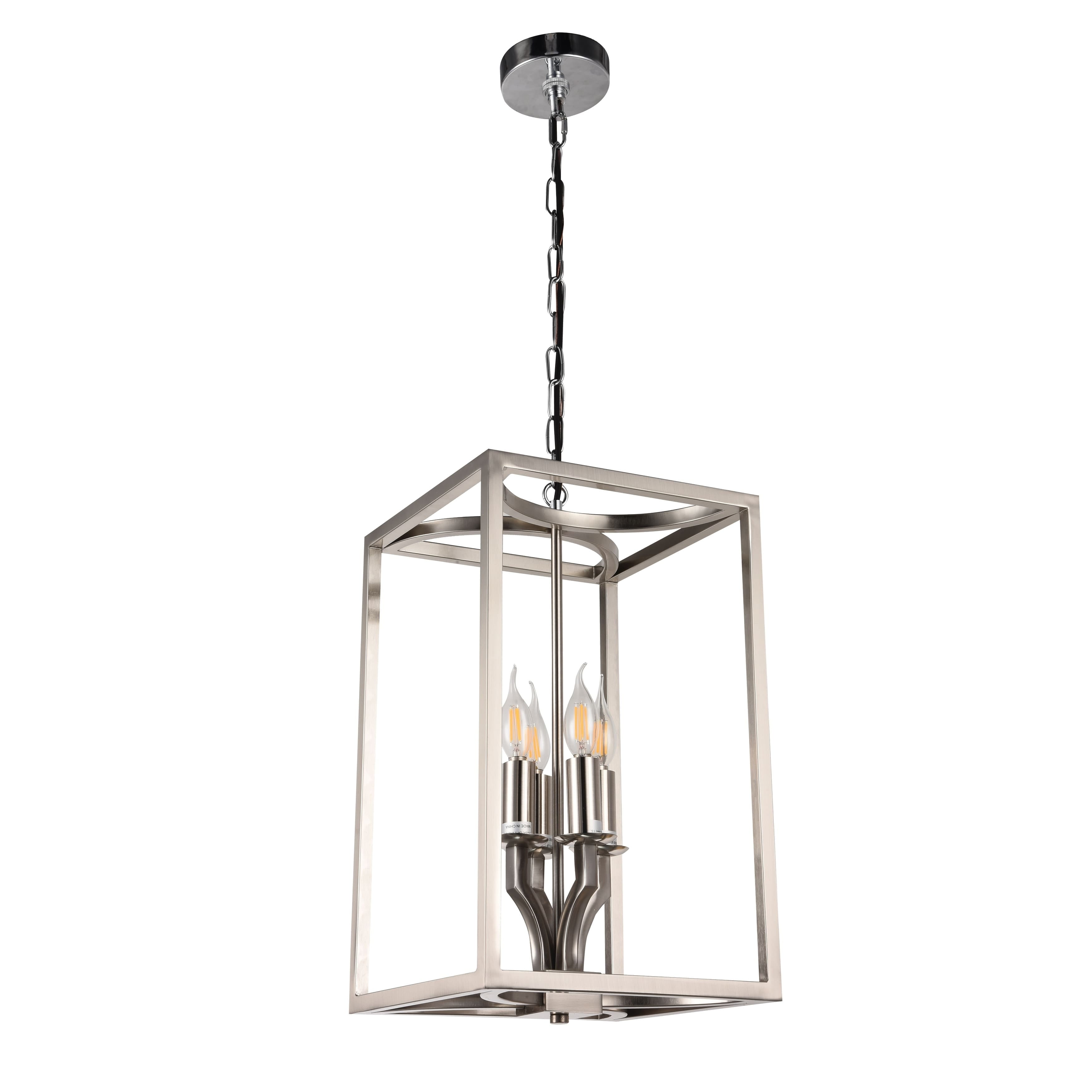 JL Styles Inc. Polished Nickel Pendant Light - Walmart.com