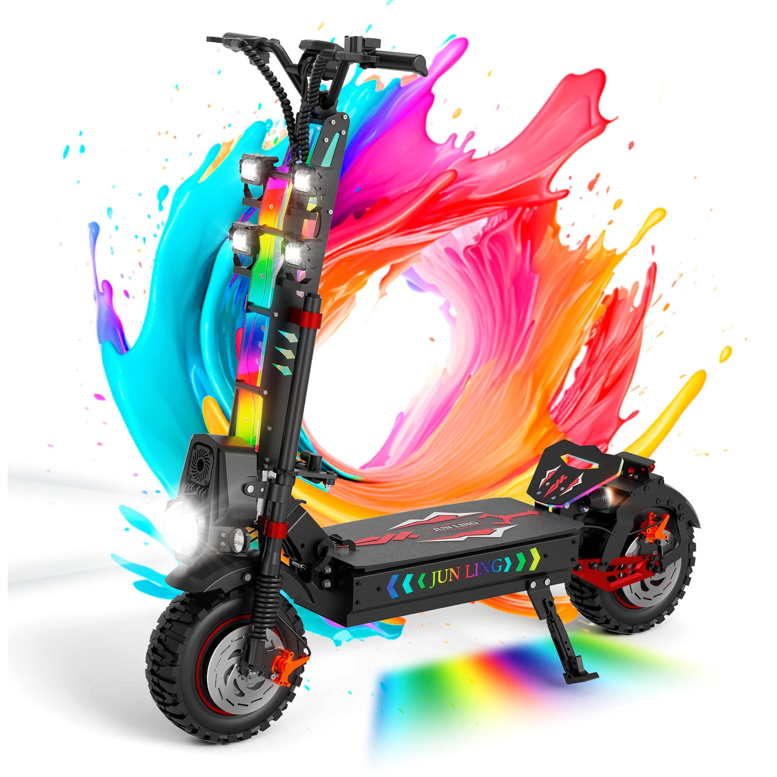 JL86 Powerful Electric Scooter for Adults, 10000W Dual Motor, 13" Off ...