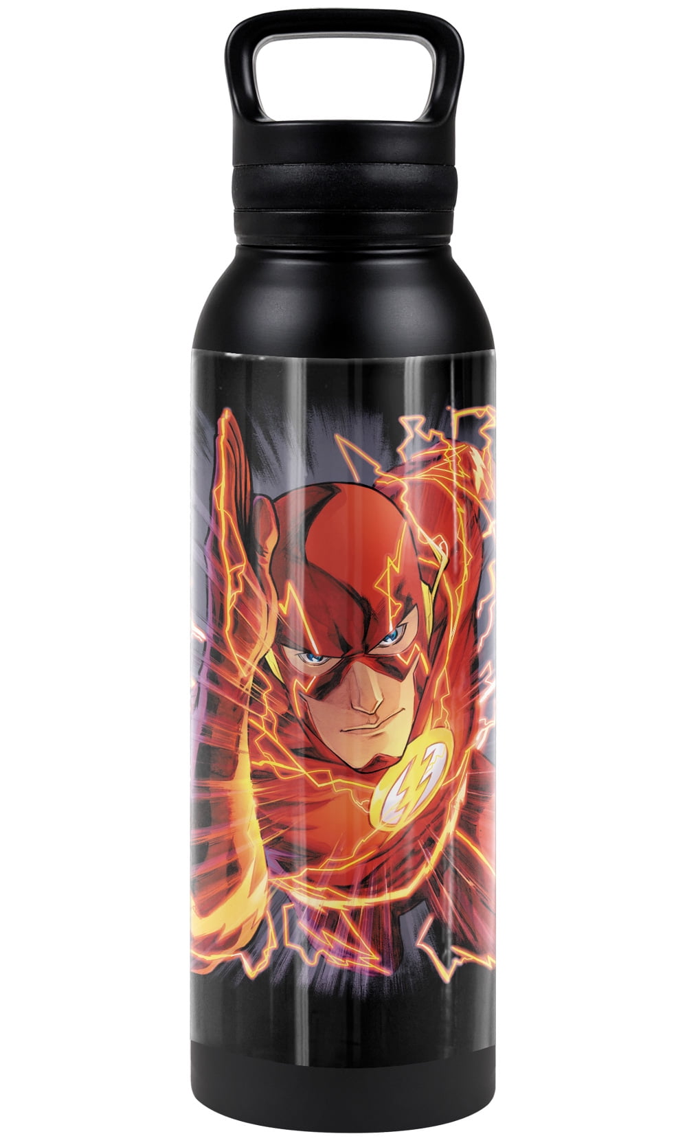 JLA - Character Official Flash #1 24 oz Insulated Canteen Water Bottle ...