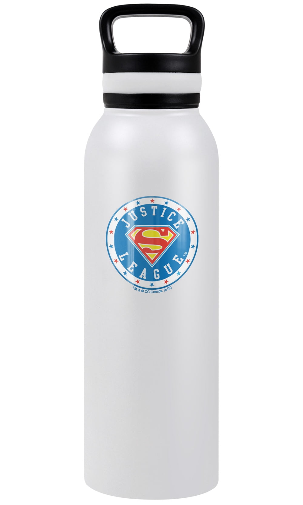 JLA - Superman Official Athletic Superman Justice League Logo 24 oz ...