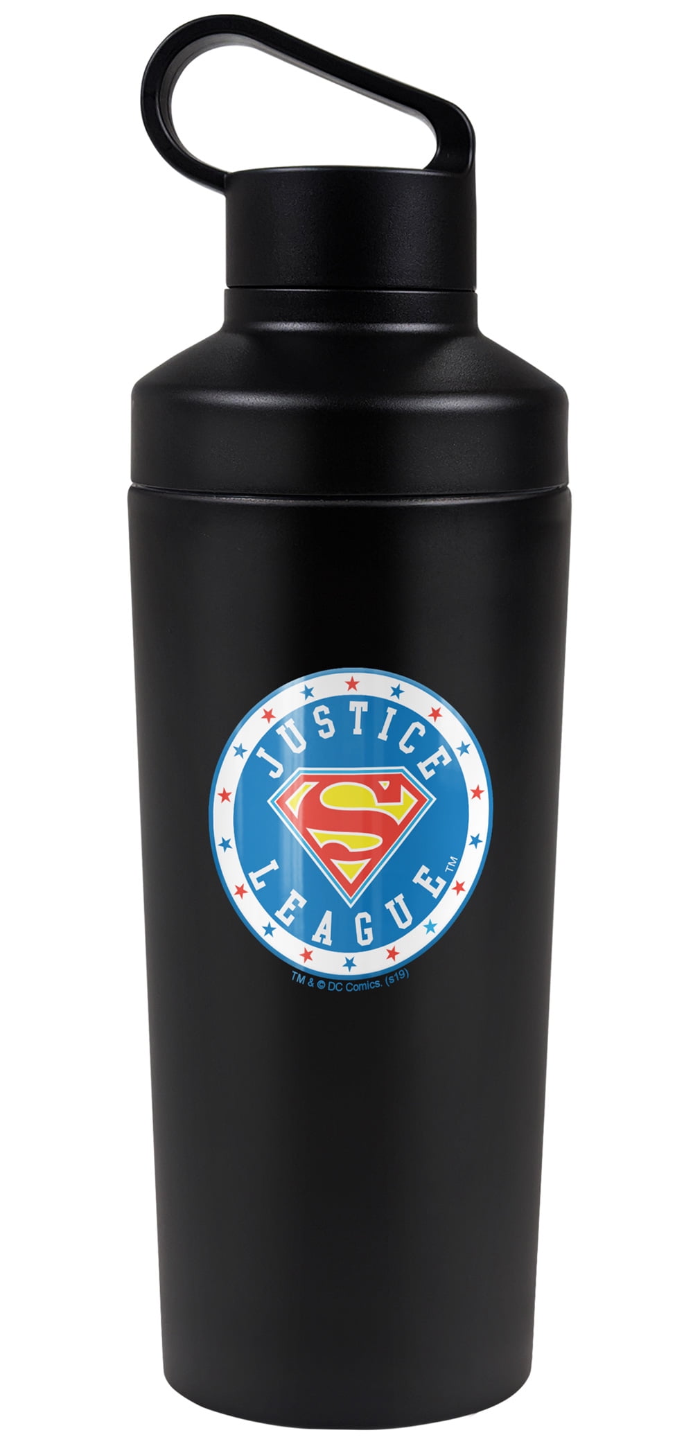 JLA - Superman Official Athletic Superman Justice League Logo 18 oz ...