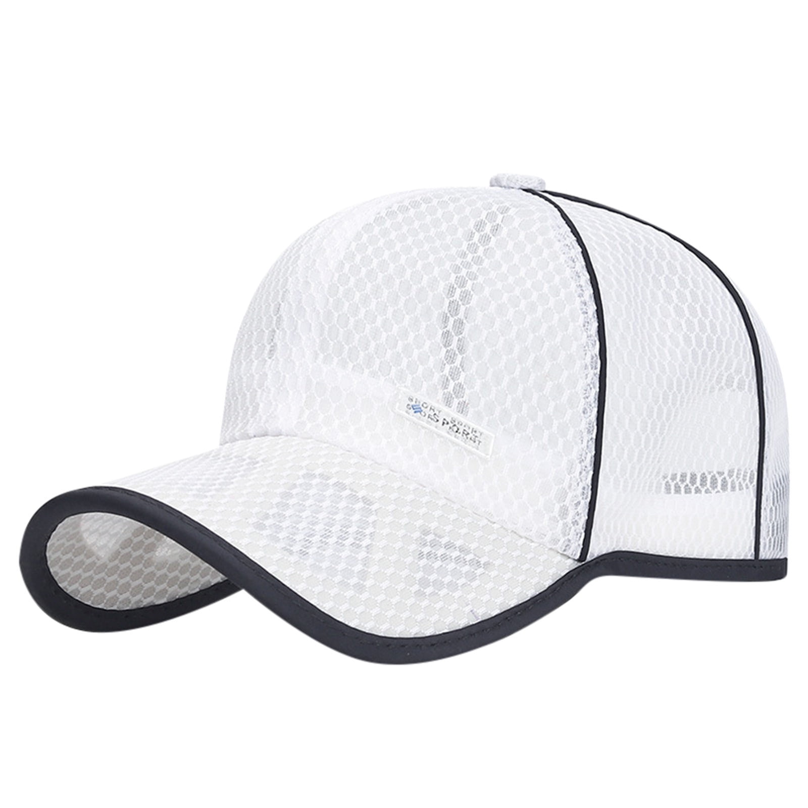 JLFKNG Baseball Cap Fashion Patchwork Fitted Mesh Cotton Hat ...