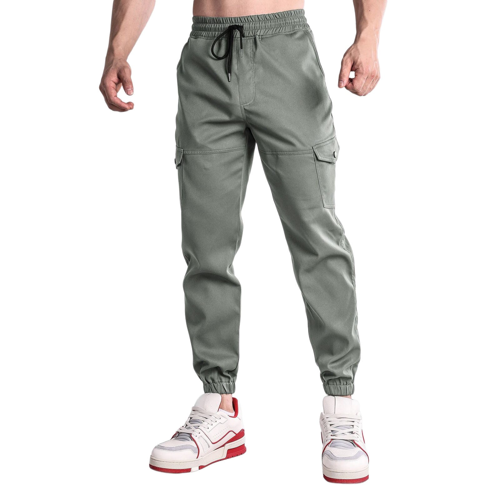 JLFKNG Cargo Pants For Men Oversized Cargo Pants With Pockets Wide Leg ...