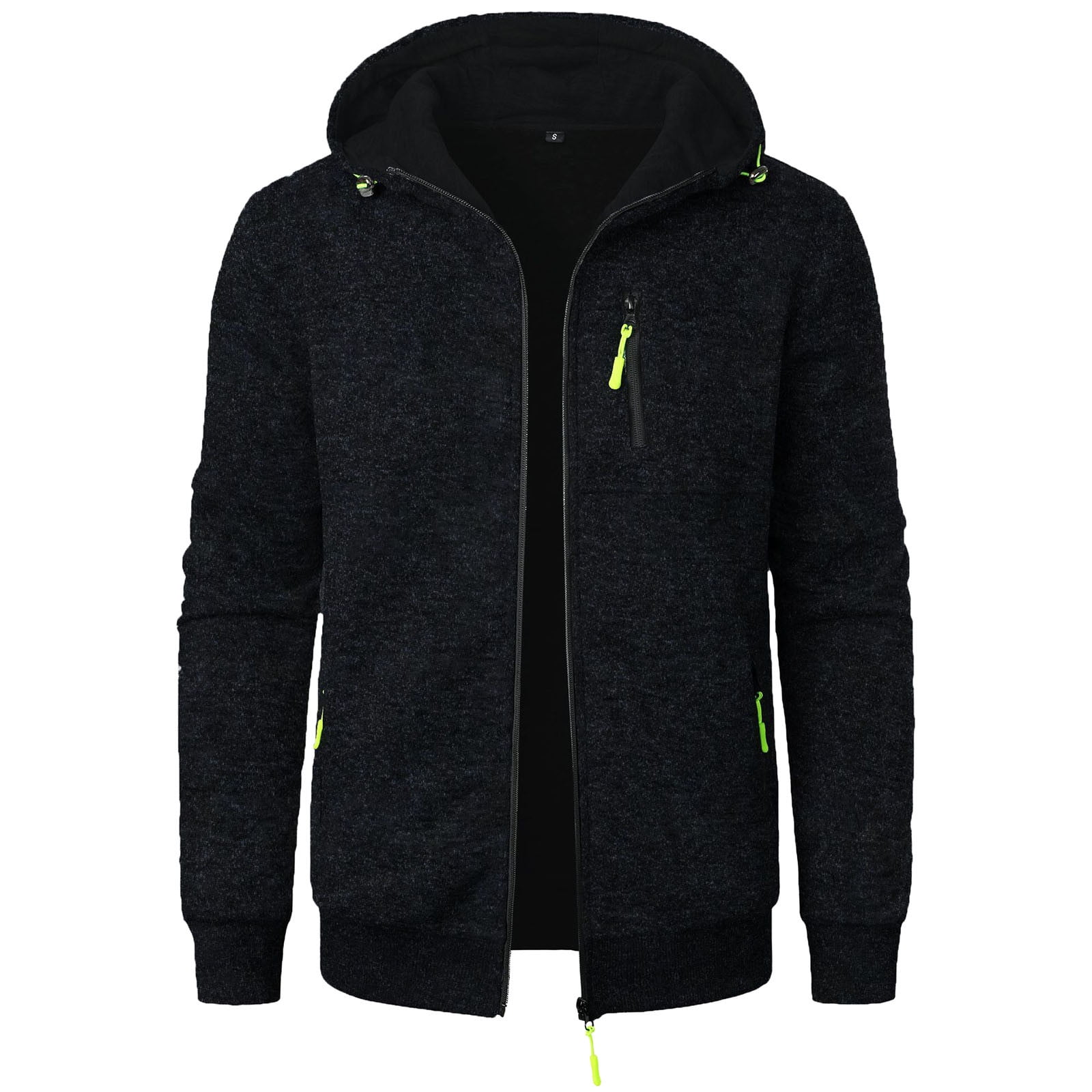 JLFKNG Men's Casual Shirt Jacket Leisure Sports Jacquard Knitted ...