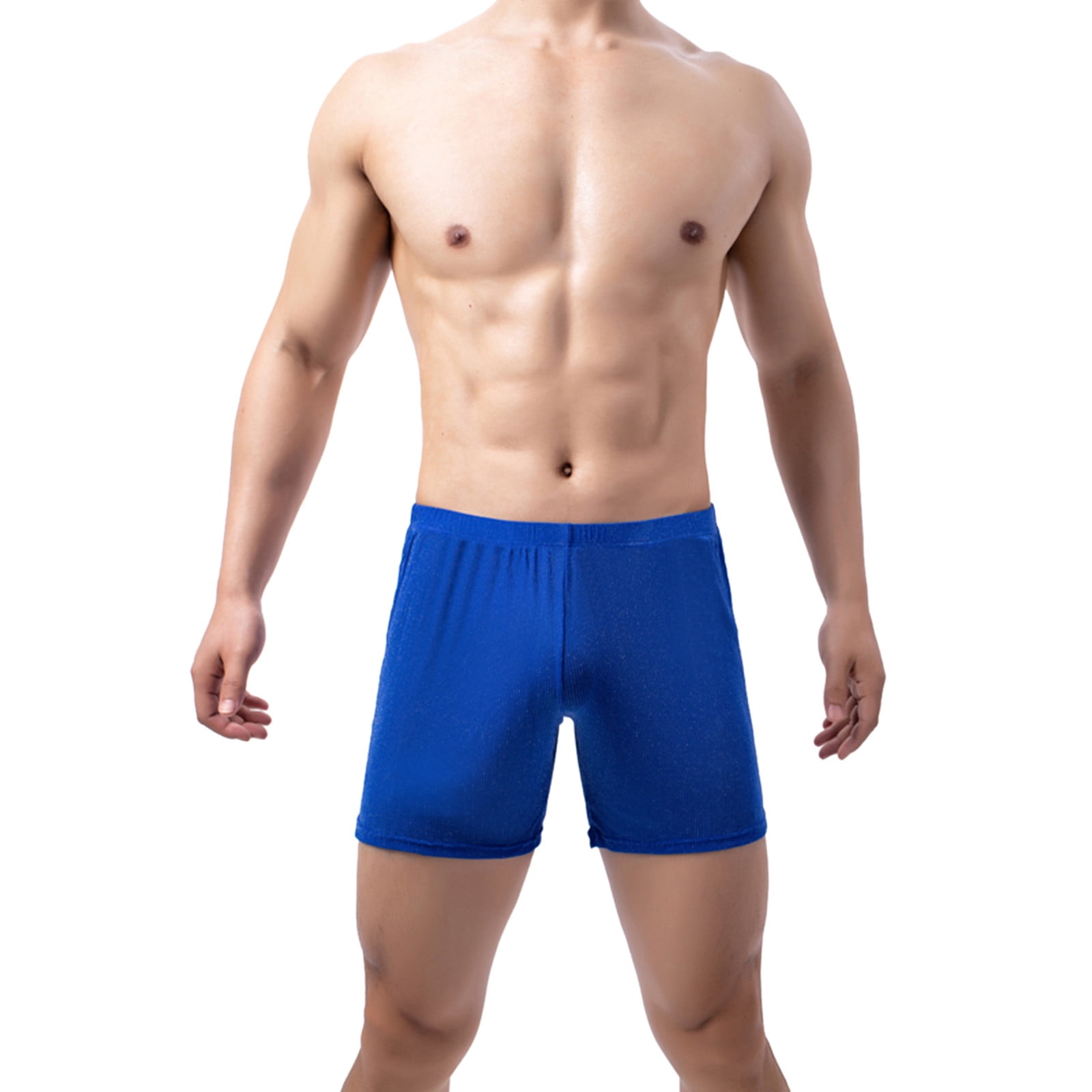 JLFKNG Mens Boxer Briefs Oversized Loose Boxer Briefs For Men Soft ...