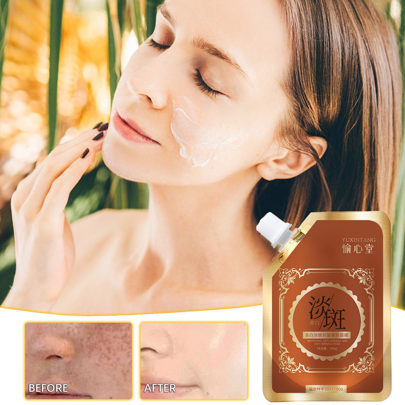 JLFNYA 2024 New Anti-Blemish & Anti-Aging & Anti-Wrinkle Tear-Off Mask ...