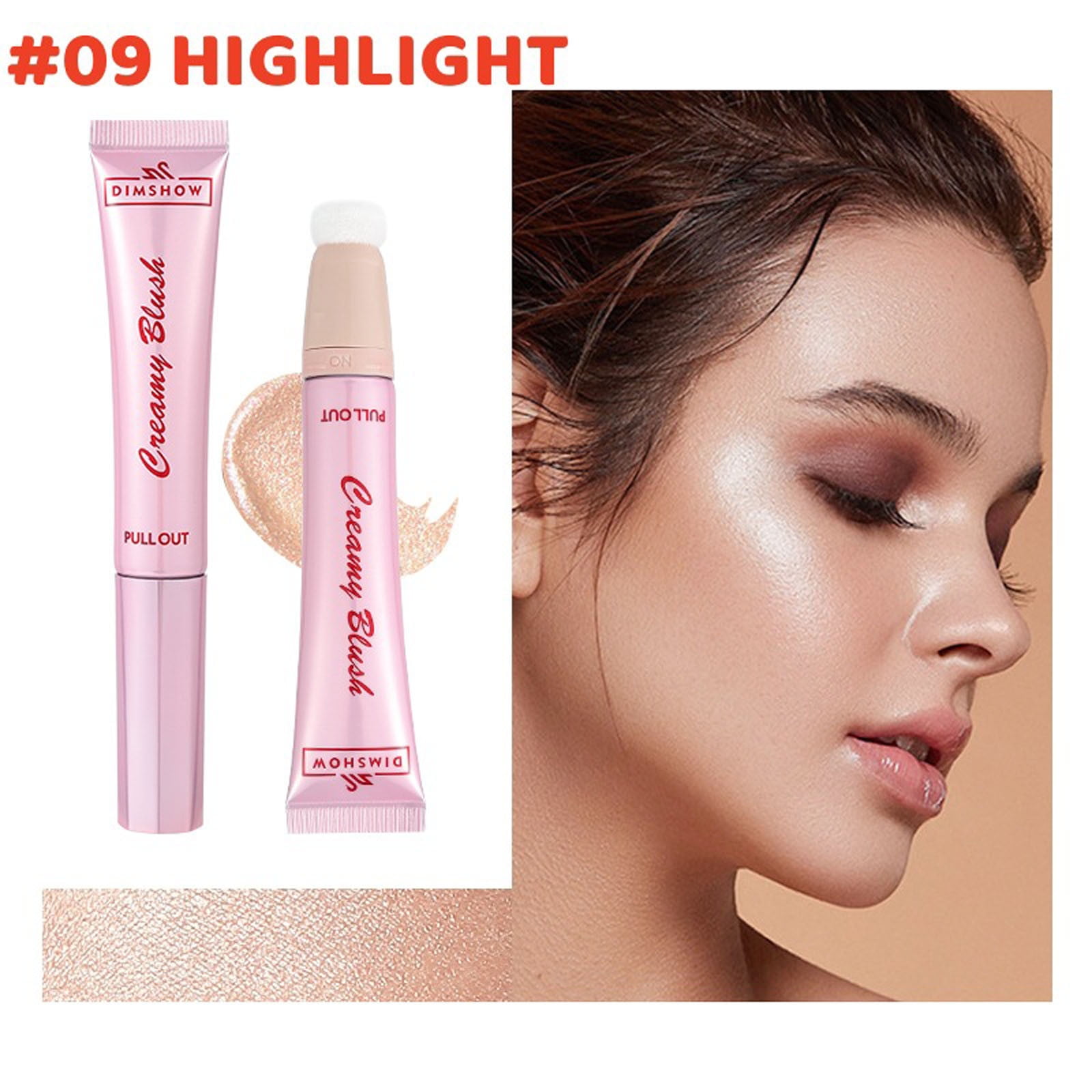 JLFNYA BLush for Cheeks,Highlighter Wang Eyeshadow Sponge Head For The ...